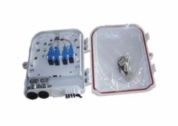 China FTTH-0208 Fiber Optic Termination Cabinet , Network Fiber Optic Cable Connection Box for sale