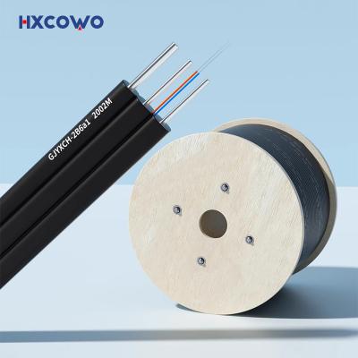 China Outdoor Armored Fiber Optic Cable GJYXCH 1KM 2KM Single Mode 1/2/4 Cores with Operating Temperature 40~+70 for Telecom Communication for sale