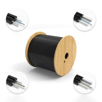 China Outdoor Armored Fiber Optic Cable GJYXCH with 2200N/10cm Flattening Force 40~+70 Operating Temperature and Wooden Drum Package for sale