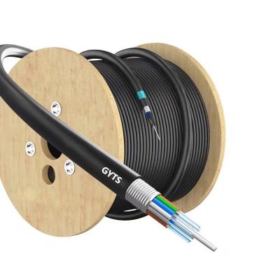 China Underground Armored Fiber Optic Cable with ITU G652D/G657A/OM1-OM4 Fibers Compliant with YD/T901-2009 & IEC 60794-1 Standards for sale