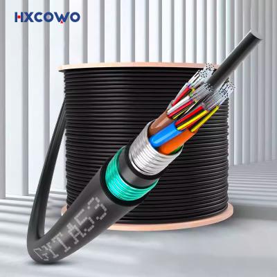 China GYTA53 Outdoor Armored Fiber Optic Cable with 48/72/96/144 Core G652D/G657A1/G657A2 Fiber Type and Custom Length for sale
