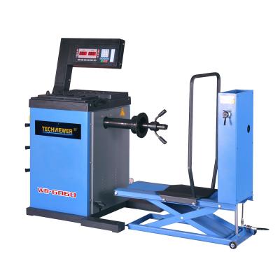 China Truck Wheel Balancing Machine With tire lift Bus Tire Balancer for sale