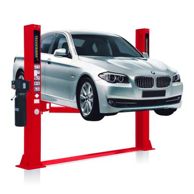 China Hydraulic Double Cylinder 4T Two Post Car Lift For Workshop for sale