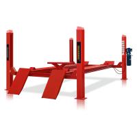 China Hydraulic 4T Four Post Car Lifting Machine 4 Post Car Lift For Wheel Alignment for sale