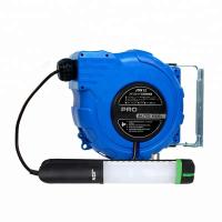 China Retractable Cord reel With Work Light,LED Work Light Reel for sale