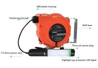 China Retractable Cord reel With Work Light,LED Work Light Reel for sale