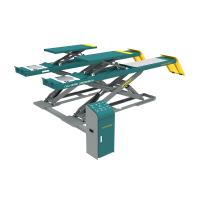 China Super Thin 5T Wheel Alignment Scissor Lift Ultra-thin Big Scissor Lift for sale