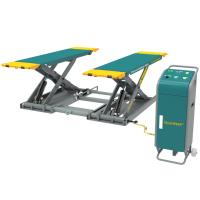 China Movable Low Scissor Lift Car Hoist Mid Rise Scissor Lift for sale