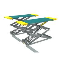 China Dual Cylinder Vehicle Scissor Lift Super-thin small scissor lift for sale