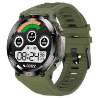 China Support OEM & ODM | AK45 Rugged Outdoor Tactical Smart Watch with BT5.1 Bluetooth Call, IP67 Waterproof and 400mAh Battery for sale