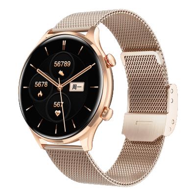 China Support OEM & ODM | Slim Metal Ladies Smart Watch with BT5.1 Bluetooth Calling IP67 Waterproof and 1.32-inch IPS Touch Screen for sale