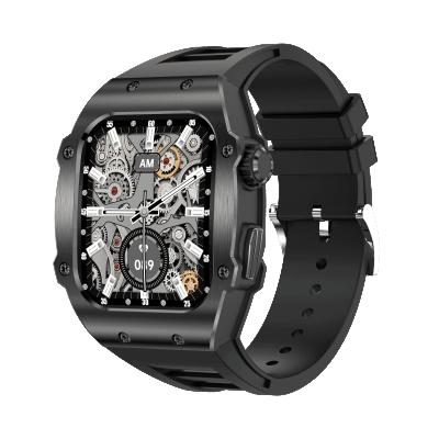 China Support OEM & ODM | Retro Square Mechanical Dial Smart Watch with BT5.1 Bluetooth Call IP67 Waterproof and 1.91-inch IPS Touch Screen for sale