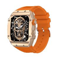 China Support OEM & ODM | Retro Square Mechanical Dial Smart Watch with BT5.1 Bluetooth Call IP67 Waterproof and 1.91-inch IPS Touch Screen for sale
