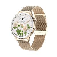 China Support OEM & ODM | Retro Roman Dial Ladies Smart Watch with BT5.1 Bluetooth Call IP67 Waterproof and 1.32-inch IPS Screen for sale