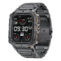 China Support OEM & ODM | Tactical Smart Watch with 1.952-inch AMOLED HD Screen, All-Day Health Tracking, and IP67 Waterproof for Outdoor Enthusiasts for sale