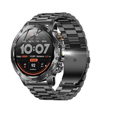 China Support OEM & ODM | 1000mAh Battery IP68 Waterproof Tactical Smart Watch with 1.7-inch HD Round Screen for sale