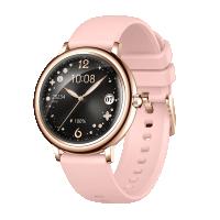 China Support OEM & ODM | Slim Metal Mesh Ladies Fitness Watch with AMOLED Clear Round Screen, BT5.2 Hands-Free Call, and IP68 Waterproof for sale