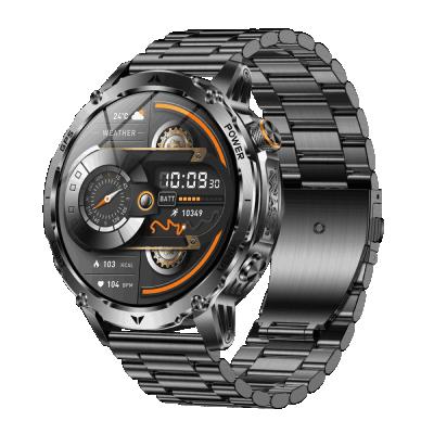 China Support OEM & ODM | Tactical Smart Watch with 128M Large Memory IP68 Waterproof and Built-in GPS for Outdoor Positioning for sale