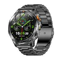 China Support OEM & ODM | Men's Rugged Outdoor Tactical Smart Watch with 1000mAh High Capacity Battery, IP68 Deep Waterproof, and BT5.2 Bluetooth Calling for sale