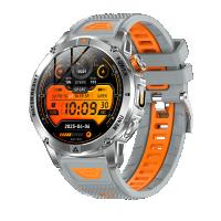 China Support OEM & ODM | Men's Rugged Outdoor Tactical Smart Watch with 1000mAh High Capacity Battery, IP68 Deep Waterproof, and BT5.2 Bluetooth Calling for sale