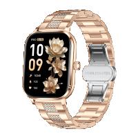 China Support OEM & ODM | 1.82 inch IPS HD Screen Bluetooth Call Elegant Ladies Smart Watch 24H Health Tracking for sale