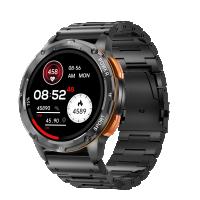 China Support OEM & ODM | Rugged Outdoor AMOLED Tactical Smart Watch with IP67 Waterproof, 400mAh Battery, and BT5.2 Bluetooth for sale