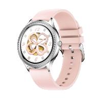 China Support OEM & ODM | Diamond-studded Ladies Smart Watch AK35 with IP68 Waterproof 1.32-inch IPS Display and 24/7 Health Monitoring for sale