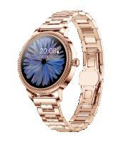 China Support OEM & ODM | AK38 Elegant Milanese Ladies Smart Watch with 1.09-inch IPS Touch Screen, 24/7 Health Monitoring, and IP68 Waterproof for sale