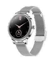 China Support OEM & ODM | AK38 Elegant Milanese Ladies Smart Watch with 1.09-inch IPS Touch Screen, 24/7 Health Monitoring, and IP68 Waterproof for sale