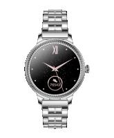 China Support OEM & ODM | AK38 Elegant Milanese Ladies Smart Watch with 1.09-inch IPS Touch Screen, 24/7 Health Monitoring, and IP68 Waterproof for sale