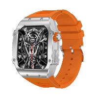 China Support OEM & ODM | Retro Square Mechanical Dial Smart Watch with BT5.1 Bluetooth Call IP67 Waterproof and 1.91-inch IPS Touch Screen for sale