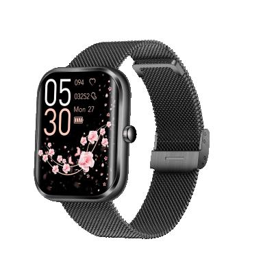 China Support OEM & ODM | Slim Square Touch Smart Watch with IP67 Waterproof BT5.1 Bluetooth Calling and 1.96-inch IPS HD Screen for sale