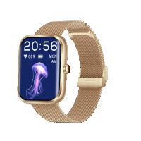 China Support OEM & ODM | Slim Square Touch Smart Watch with IP67 Waterproof BT5.1 Bluetooth Calling and 1.96-inch IPS HD Screen for sale
