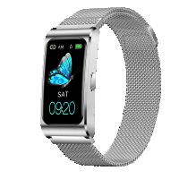 China Support OEM & ODM | Slim Rectangle Fitness Smart Watch with IP67 Waterproof, Dual BLE5.3 BT Call, and 1.47-inch TFT HD Screen for sale