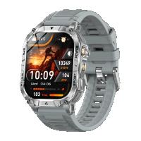 China Support OEM & ODM | Rugged Outdoor 2.01 inch HD Screen IP68 Waterproof Bluetooth Calling Square Dial Smart Watch for sale