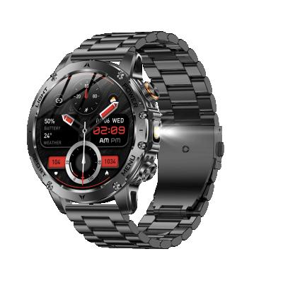 China AK87 Metal Round Dial Smart Watch with 1.7-inch HD Screen, 1000mAh Battery, and IP68 Waterproof for sale