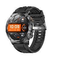 China AK87 Metal Round Dial Smart Watch with 1.7-inch HD Screen, 1000mAh Battery, and IP68 Waterproof for sale