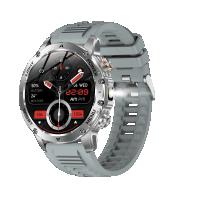 China AK87 Metal Round Dial Smart Watch with 1.7-inch HD Screen, 1000mAh Battery, and IP68 Waterproof for sale