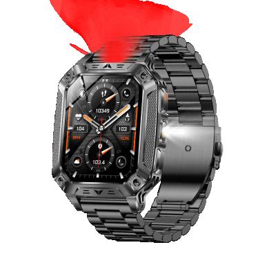 China AK86 Square Dial Smart Watch with 2.01-inch HD Screen, 1400mAh Battery, and IP68 Waterproof for sale