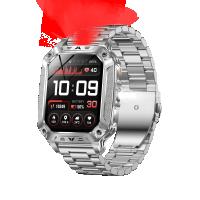 China AK86 Square Dial Smart Watch with 2.01-inch HD Screen, 1400mAh Battery, and IP68 Waterproof for sale