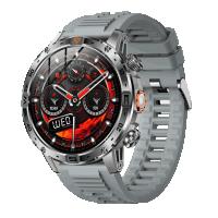 China AK91 Round Dial Smart Watch with 1.7-inch HD Round Screen 1000mAh Battery and IP68 Waterproof for Outdoor Navigation for sale
