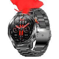 China AK93 Compact Round Dial Smart Watch with 1.53-inch HD Screen 1000mAh Battery and IP68 Waterproof for sale