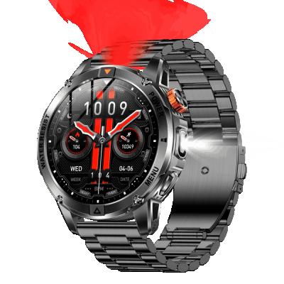 China AK93 Compact Round Dial Smart Watch with 1.53-inch HD Screen 1000mAh Battery and IP68 Waterproof for sale