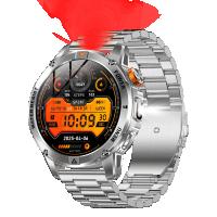 China AK93 Compact Round Dial Smart Watch with 1.53-inch HD Screen 1000mAh Battery and IP68 Waterproof for sale