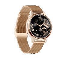 China 128MB Memory BLE5.3 IP68 Waterproof Round Dial Smart Watch Women Smart Watch with 1.26-inch IPS Round Screen and 123 Sports Modes for sale