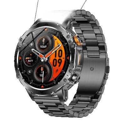 China 1600mAh Long Standby Round Dial Smart Watch IP68 Waterproof BT5.2 Calling Round Face Smartwatch with 1.7 Inch HD Display for sale