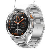China 1600mAh Long Standby Round Dial Smart Watch IP68 Waterproof BT5.2 Calling Round Face Smartwatch with 1.7 Inch HD Display for sale