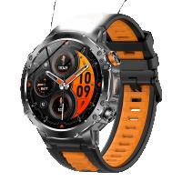 China 1600mAh Long Standby Round Dial Smart Watch IP68 Waterproof BT5.2 Calling Round Face Smartwatch with 1.7 Inch HD Display for sale