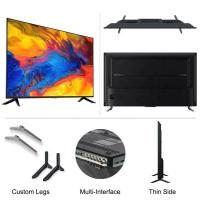 China 43 Inch Smart TV Android 12 Ultra Thin Frameless 4K UHD Television 3840x2160 for sale