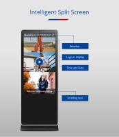China 43 50 65inch High Brightness Advertising Players Lcd Vertical Advertising Machine Android LED for sale